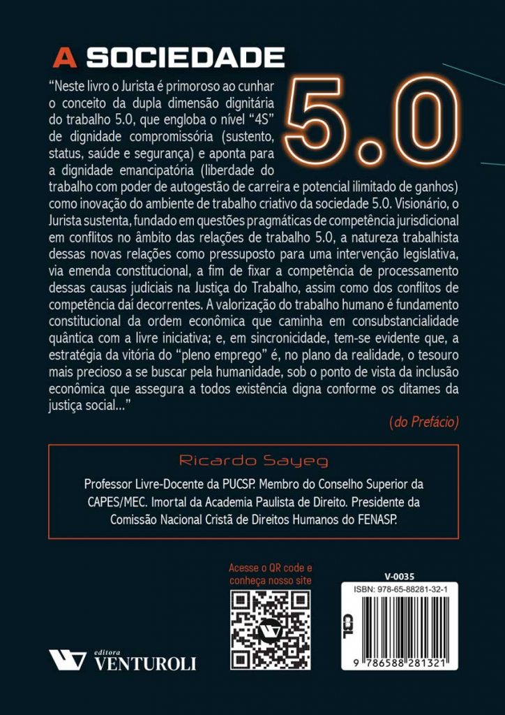 A Sociedade 5.0 - Editora Venturoli